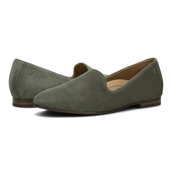 Vionic | Shoes | New Vionic Womens Willa Slipon Flat Olive Suede | Poshmark